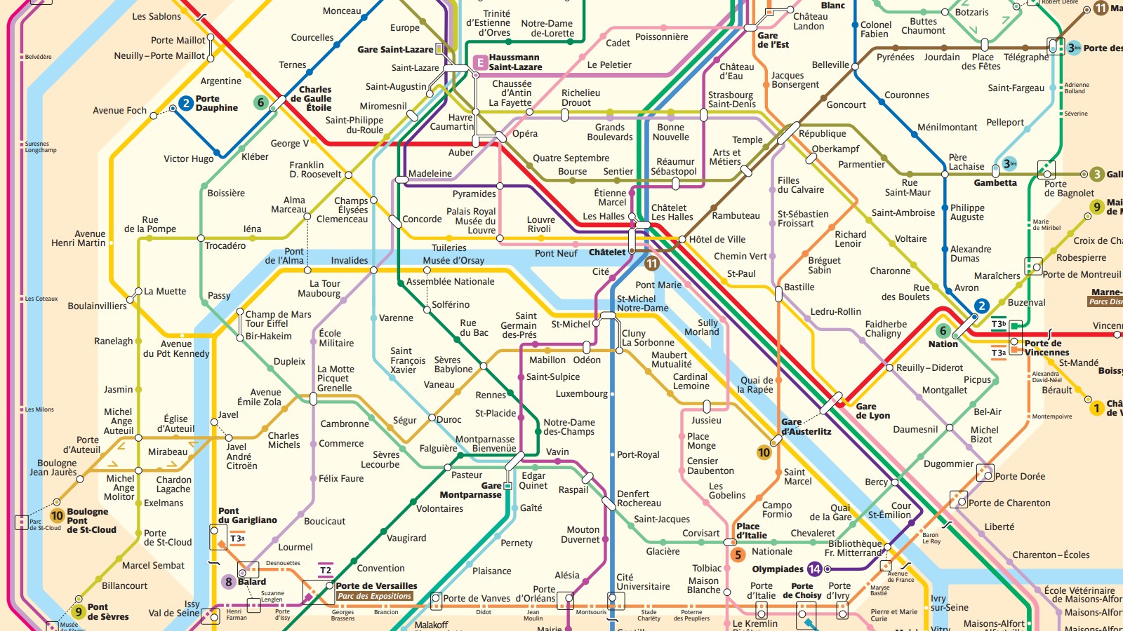 Map of Paris - Interactive map and pdf maps download
